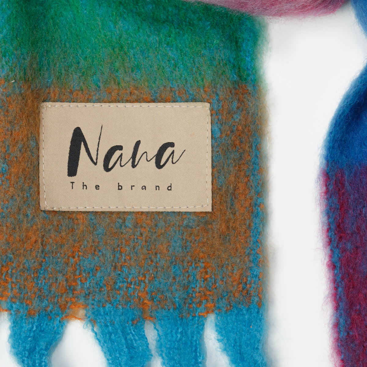 GENEVE - FOULARD, ROUGE MULTI – Boutique Nana